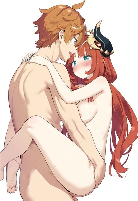 Rule 34 1boy 1girls Ai Generated Blue Eyes Blush Breasts Carrying