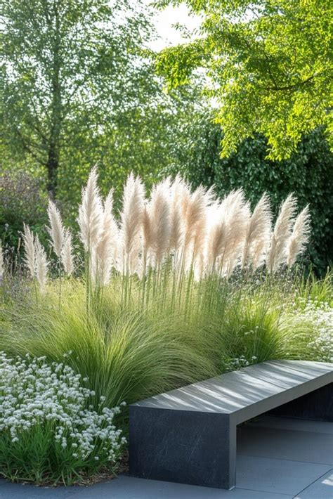 21 Brilliant Garden Borders With Grasses That Add Movement To Borders
