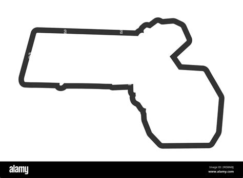 Massachusetts Outline Symbol Us State Map Vector Illustration Stock Vector Image And Art Alamy
