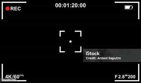 캠코더 화면은 흰색 프레임 비디오 화면 프레임으로 모형을 위한 것입니다 벡터 그림입니다 0명에 대한 스톡 벡터 아트 및 기타 이미지 Istock