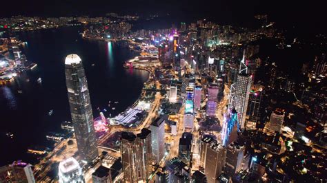 4k航拍香港中环夜景mp4格式视频下载正版视频编号4212623 摄图网