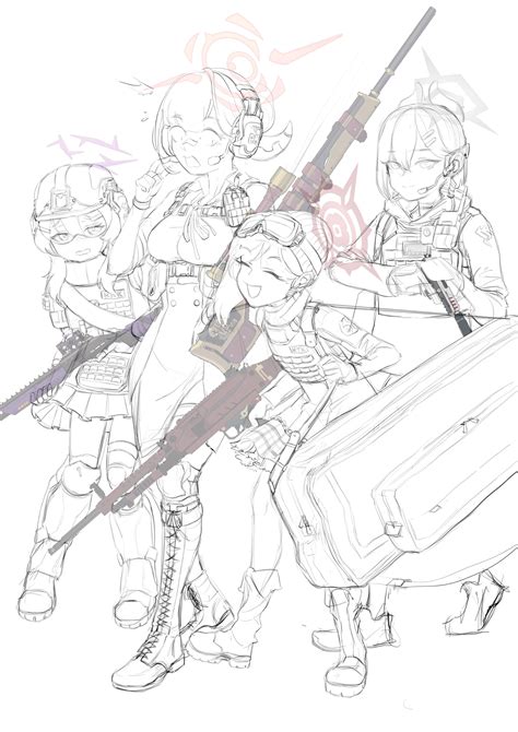 Artstation Problem Solver 68 Blue Archive Fanartunfinished