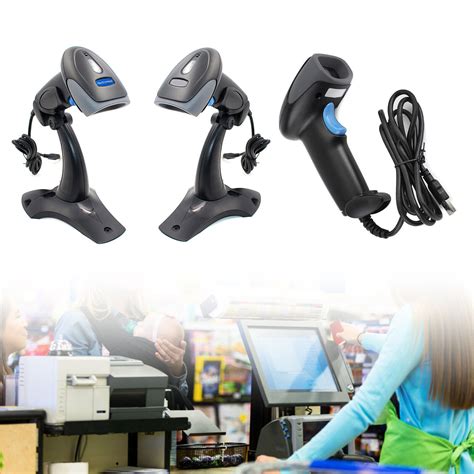 Bar Code Reader 1d2d Portable Handheld Usb Port Laser Barcode Scanner