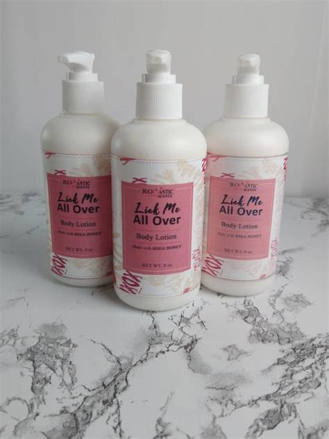 Lotion Lick Me All Over Custom Make Your Own Body Lotion Soothing