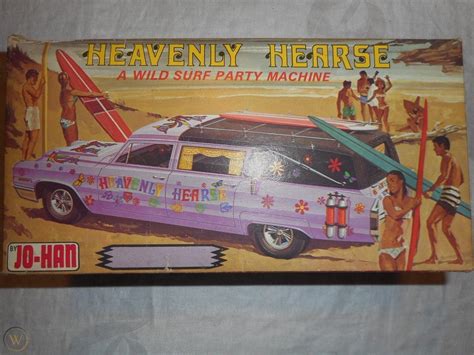 Vintage 1960s Jo Han Heavenly Hearse Model Kit In Box Unassembled