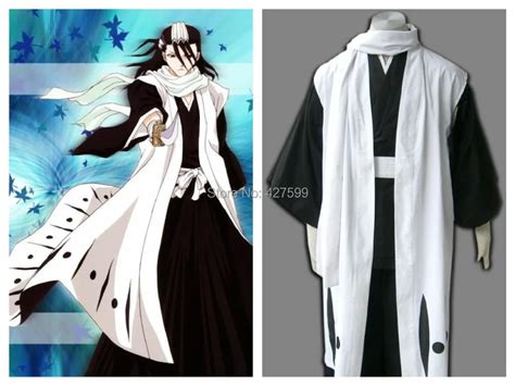 Deluxe Bleach Sixth Division Captain Byakuya Kuchiki Cosplay Costume