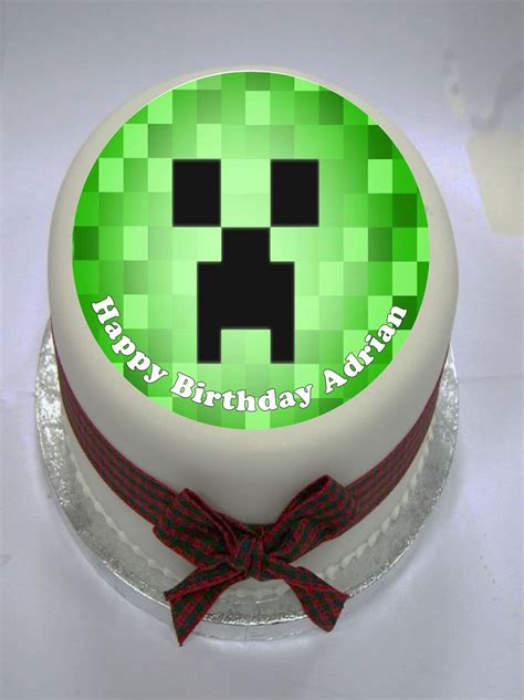 Minecraft Edible Cake Sheets