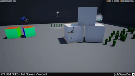 Quick Dev Tip 77 Ue4 Ue5 Full Screen Viewport — Cbgamedev