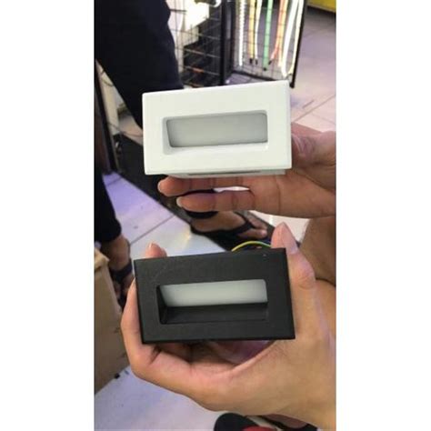 Jual Lampu Tangga Led Door Step Led 3w 3 Watt Lampu Led Dinding Kuning BODY PUTIH Jakarta