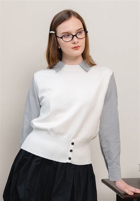 Grizel Top White Chocochips Chocochips Boutique Id