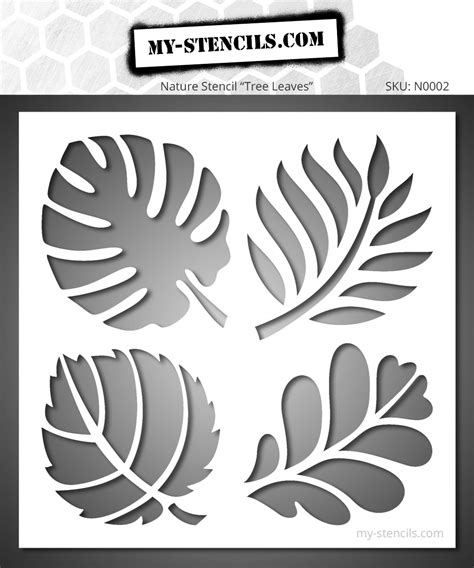 Leaf Stencil Create And Enhance Your Projects With A Unique Design