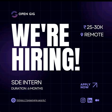 saurav bagal on linkedin opengig is hiring sde intern role sde intern