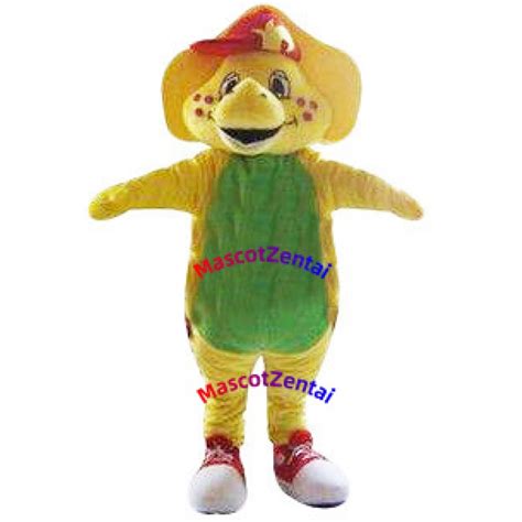 Barney And Friends Yellow Triceratop Mascot Costume