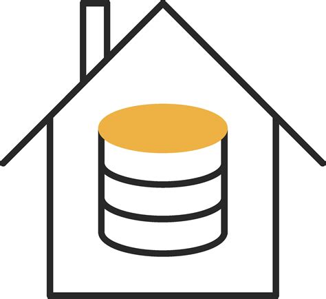 Data House Skined Filled Icon 43051058 Vector Art At Vecteezy