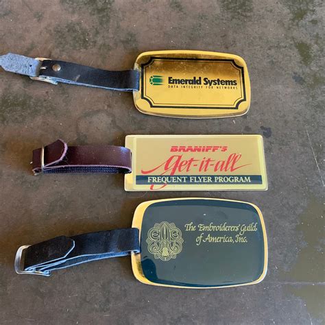 Vintage Luggage Tags Old Advertising For Hotels Motels And Airlines