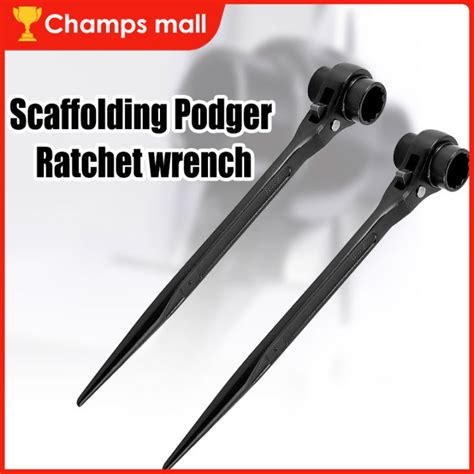 Scaffolding Podger Ratchet Wrench Ratchet Socket Wrench Point Tail