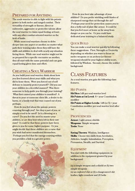 Dnd 5e Homebrew Dnd 5e Homebrew Dnd Classes Home Brewing