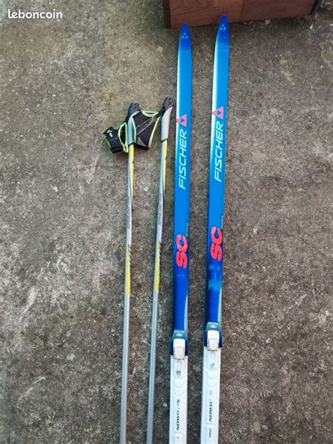Paire Skis Skating Fischer Sc Sport And Plein Air