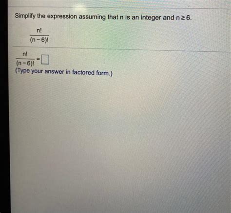 Solved Simplify The Expression Assuming That N Is An Integer
