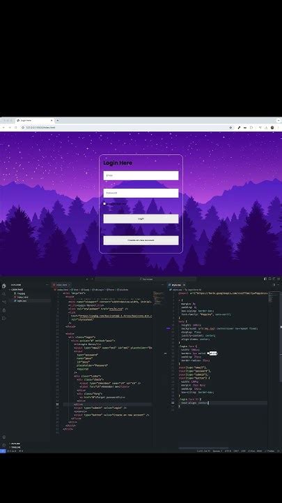 Login Form Frontenddeveloper Coding Design Webentwicklung Html5 Webdesign Css Ui Shorts