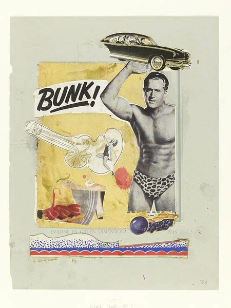 Bunk Evadne In Green Dimension 1952 By Eduardo Paolozzi Artchive