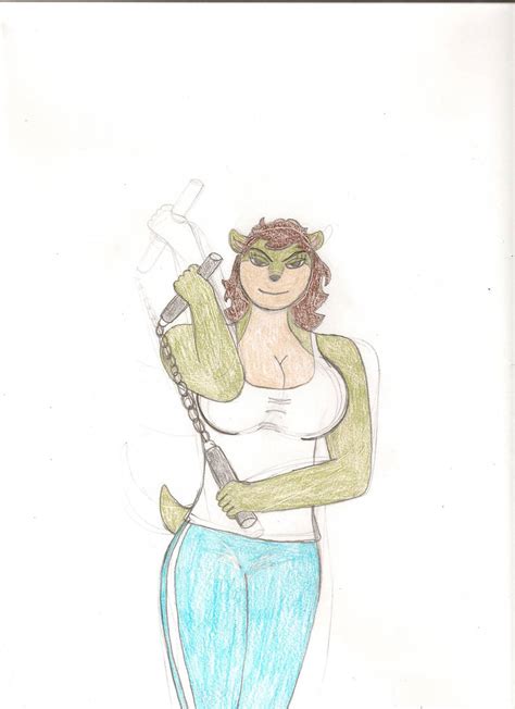Otter Girl With Nunchaku By Casey387 On Deviantart