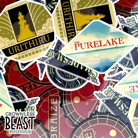 Stormlight Archive Travel Sticker Pack Visit Scenic Roshar Purelake