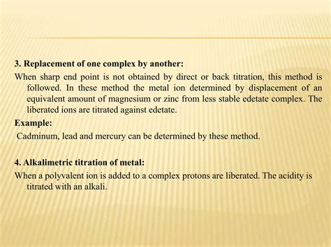Plexometric Titrations Ppt