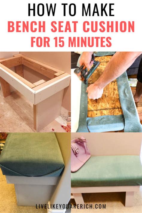 Diy Bench Seat Cushion Live Like You Are Rich