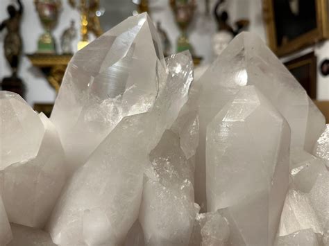 Natural White Quartz Rock Crystal On Stand For Sale At 1stdibs