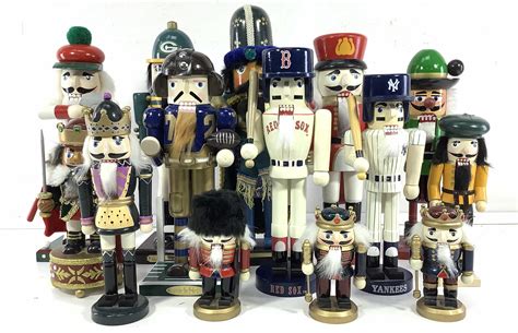 Lot 14 Assorted Wooden Nutcrackers