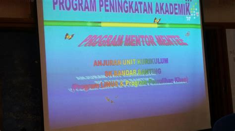 Sk Bandar Banting Btops Program Mentor Mentee Murid Murid