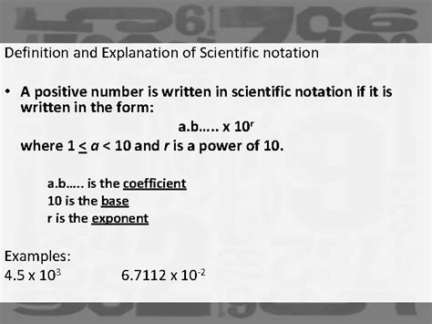 Scientific Notation Definition And Explanation Of Scientific Notation