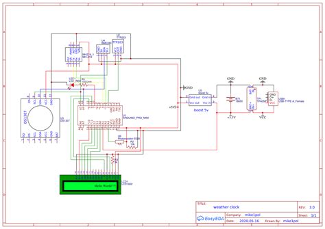 Weather Clock Arduino Platform For Creating And Sharing Projects