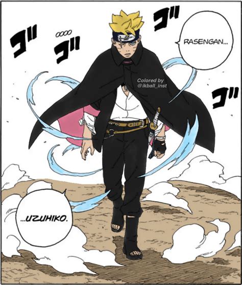 Boruto Colored Manga Boruto Two Blue Vortex By Stylographh On Deviantart