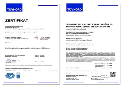 Starc Medical Zertifiziert Starc Medical