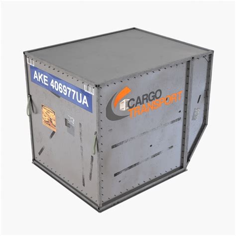 Airport Cargo Container Ld3 3d Model