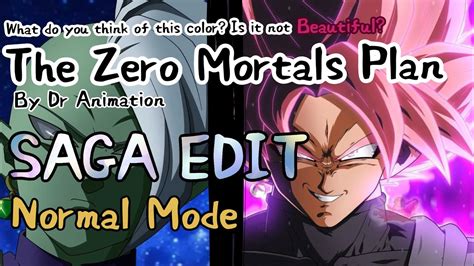 【mugen】the Zero Mortals Plan Saga Edit Normal Mode Youtube