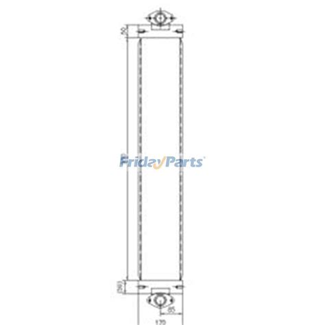 Buy Oil Cooler 20e 03 31211 For Komatsu Pw140 7 Excavator