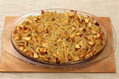 Рецепт лапшевника запеканка с яблоками и макаронами