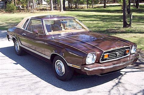 Dark Brown 1976 Ford Mustang Ii Ghia Coupe