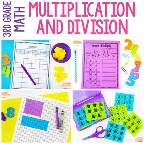 Multiplication And Division Printables Multiplication And Division
