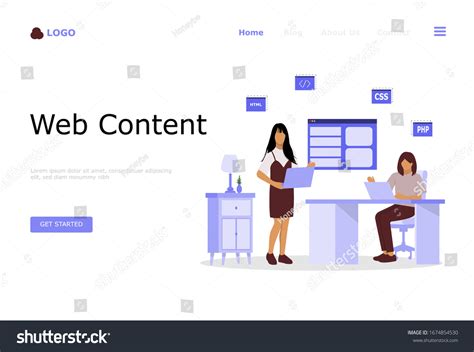 Programmer Engineering Development Vector Illustration Concept Stock Vector Royalty Free