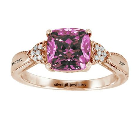 Rose Gold School Ring Class Rings Graduation Ring Senior Class Ring
