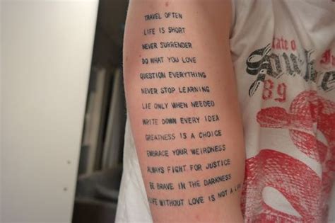 No Good Deed Goes Unpunished Tattoo