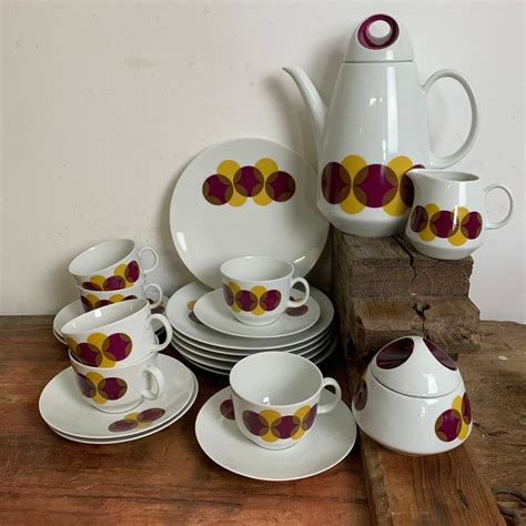 Vintage Kaffee Service Bareuther Porzellan Trödelfuchs Vintage Shop