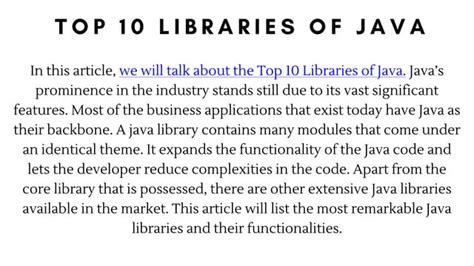 Top 10 Libraries Of Javapptx