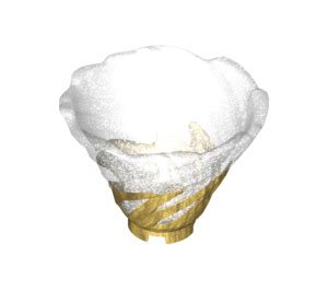 Lego Pearl Gold Ninjago Spiral With Marbled Transparent Glitter Brick Owl Lego