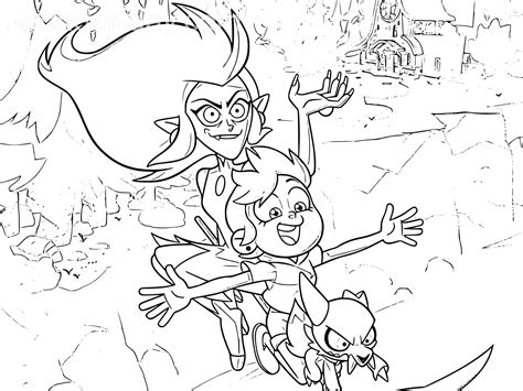 The Owl House King Coloring Pages 2025