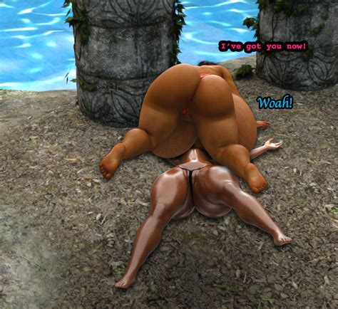 Rule 34 2girls 3d Ass Big Ass Big Breasts Brown Skinned Female Brown